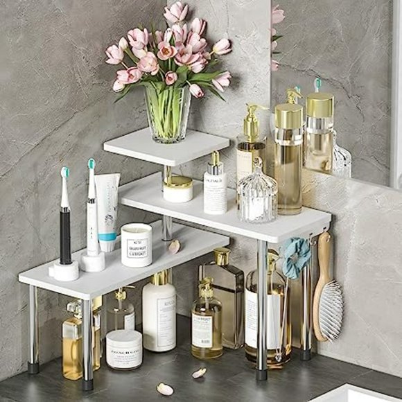 Kitchen | 3 Tier Space Saving Multipurpose Rack White | Poshmark